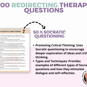 500 Redirecting Therapy Questions | Therapy Interventions Therapy Cheat ...