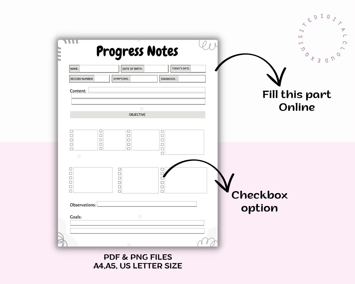 Psychotherapy Documentation Bundle - Psychotherapy Progress Note Form ...