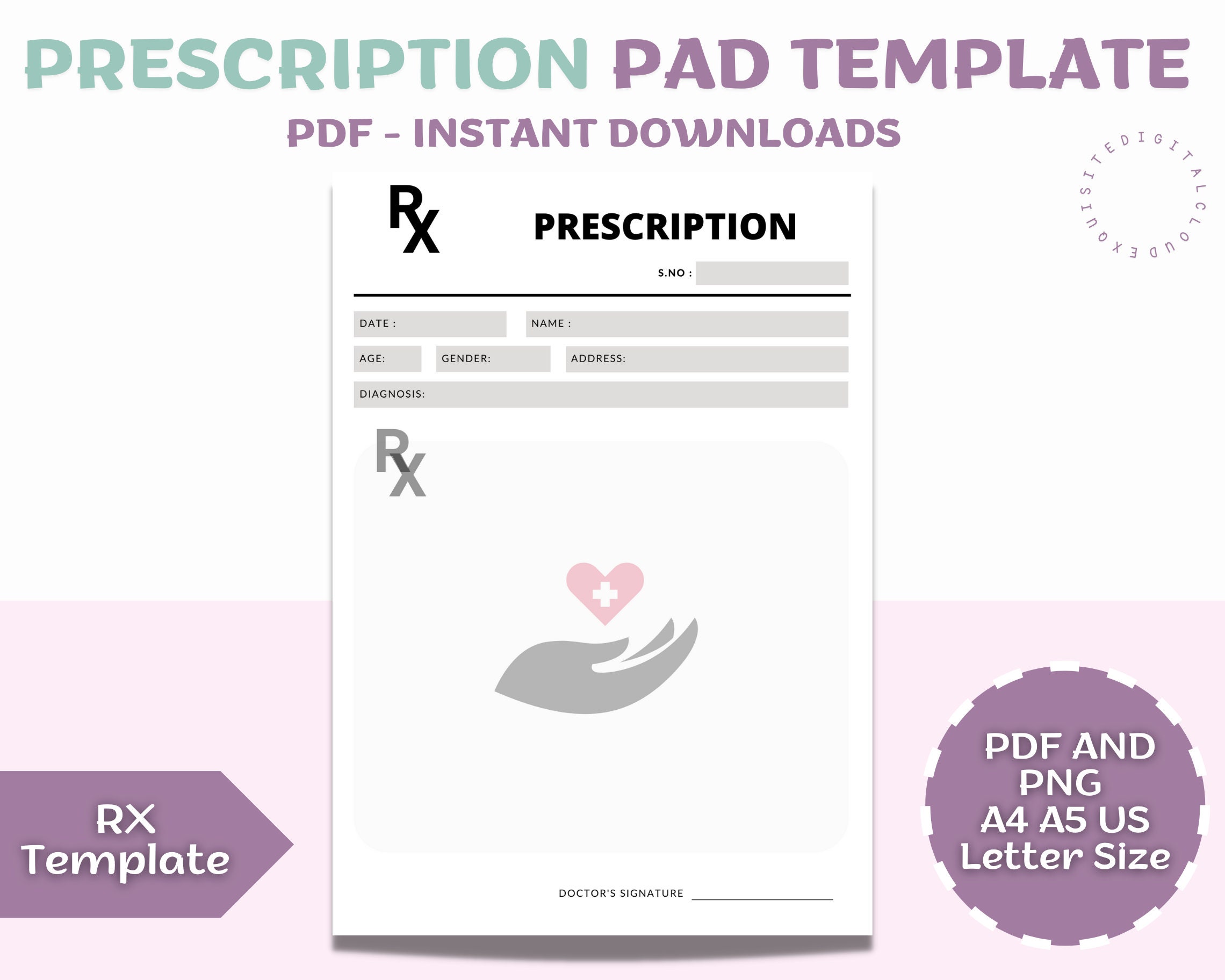 Prescription Pad Template Pdf