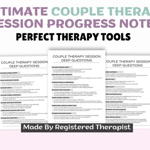 Couple Therapy Question, Couple Therapy Intervention, Therapy Questions ...