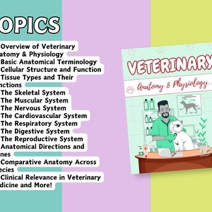 Veterinary Anatomy & Physiology Study Guide: Vet Tech Notes (digital ...