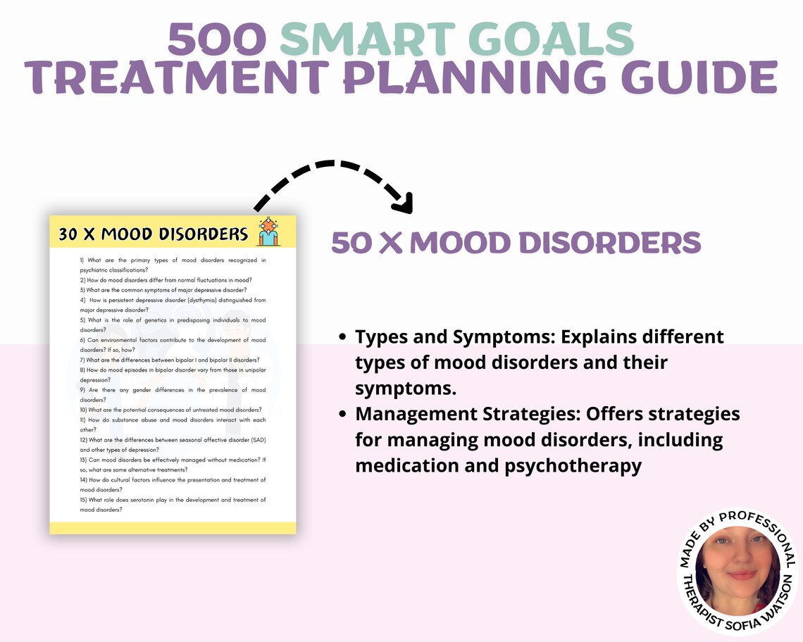SMART Goals Therapy Treatment Planning Guide: 500+ Examples (PDF) - Etsy