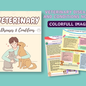 Veterinary Disease Study Guide Bundle: Vet Tech Notes (digital Download ...