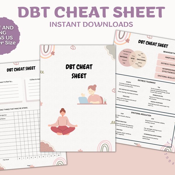 Dbt Cheat Sheet - Etsy