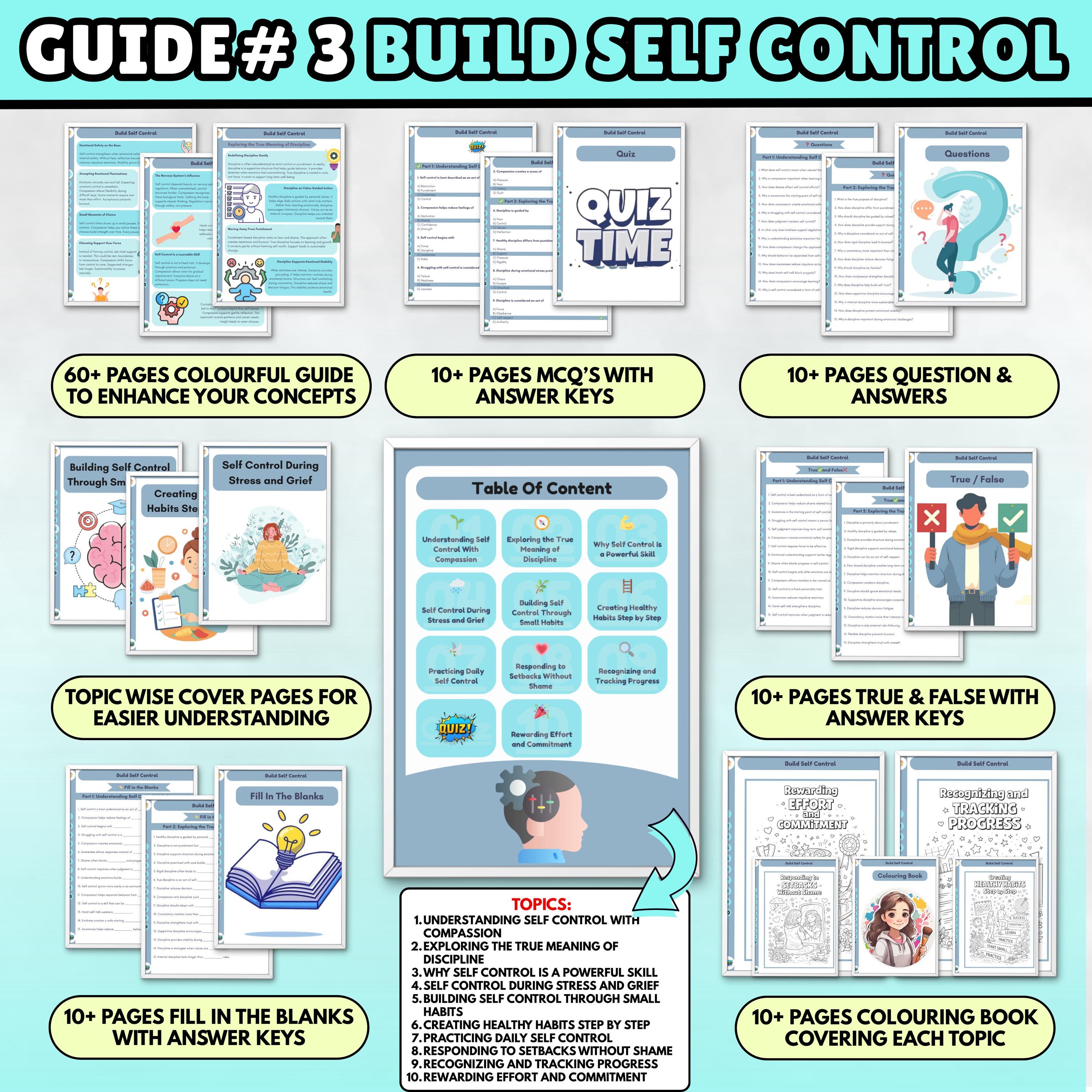 Impulse Control Mega Bundle Workbook: Emotional Regulation, 715+ Pages ...