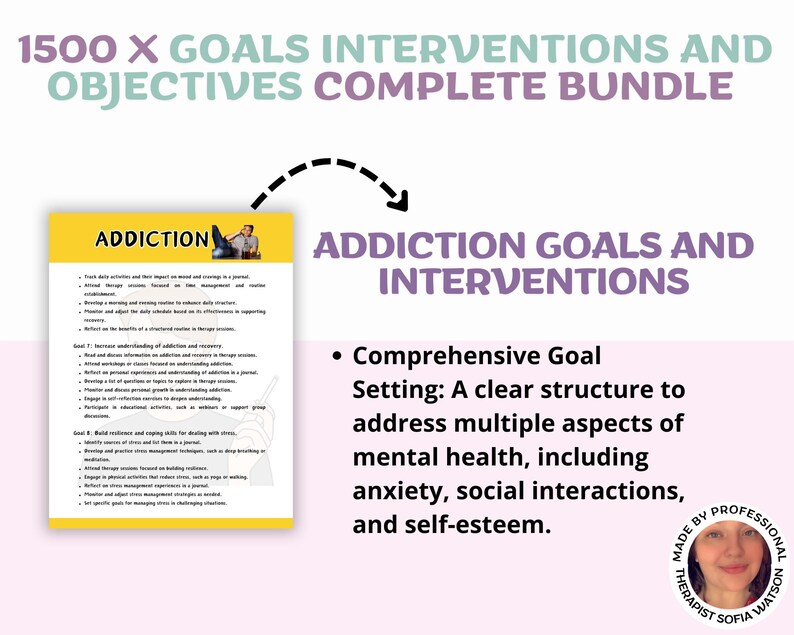 Therapy Goals & Interventions Bundle: Measurable Objectives (PDF) - Etsy