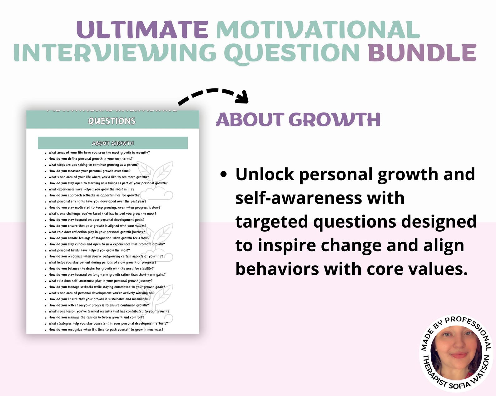 Motivational Interviewing Questions: Therapist Cheat Sheet (PDF ...
