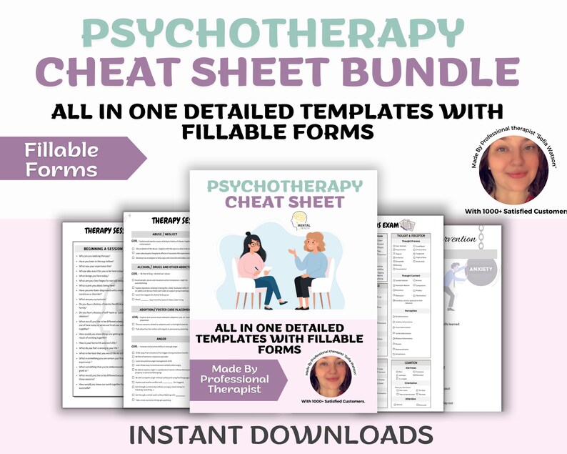 Psychotherapy Cheat Sheets, Therapist Cheat Sheets, Clinical Terms ...