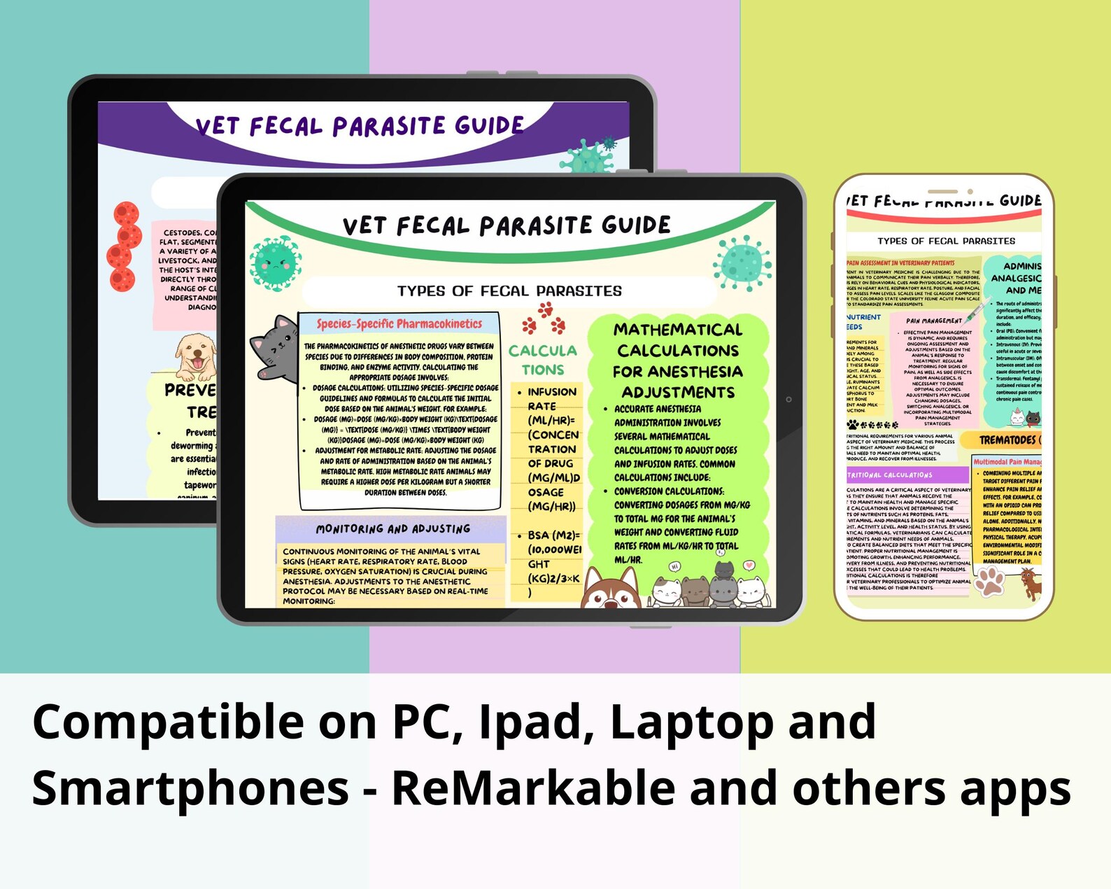 Veterinary Fecal Parasite Guide: Vet Tech Notes (digital Download) - Etsy