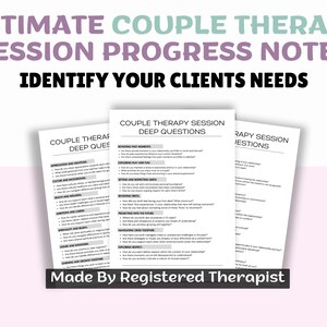 Couple Therapy Question, Couple Therapy Intervention, Therapy Questions ...
