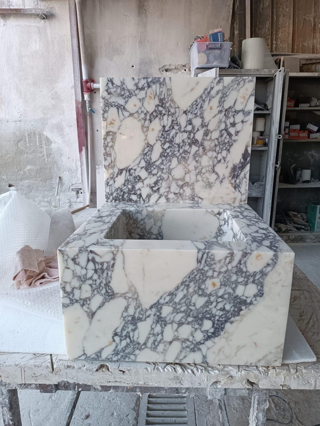 Calacatta Viola Marble Sink Violet Sink Monet Sink Vagli Sink Marble ...