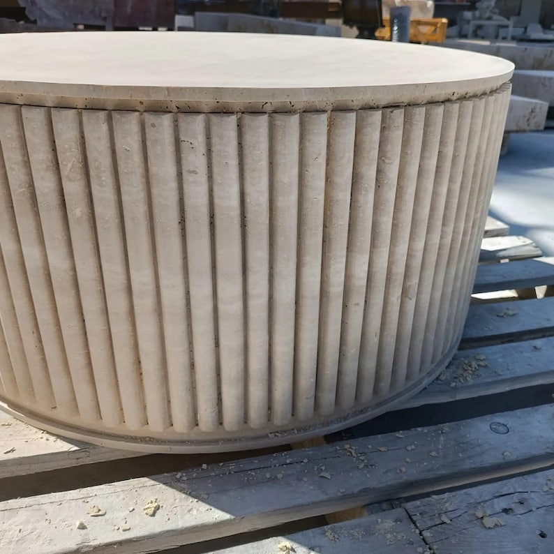 Custom Round Bamboo Couchtisch: A Chic Addition to Your Living Room ...