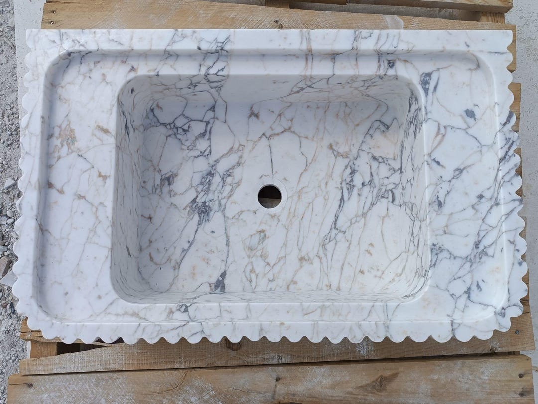 Calacatta Viola Marble Sink Violet Sink Monet Sink Vagli Sink Marble ...