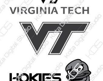 Virginia Tech Logo | Etsy