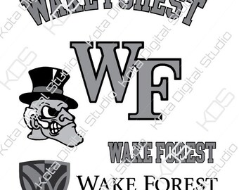Wake Forest Svg | Etsy New Zealand