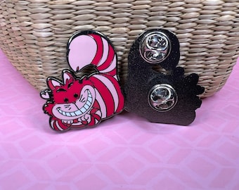 Alice in Wonderland: Cheshire Cat Enamel Pin Cute Kawaii Mushroom Kitty ...