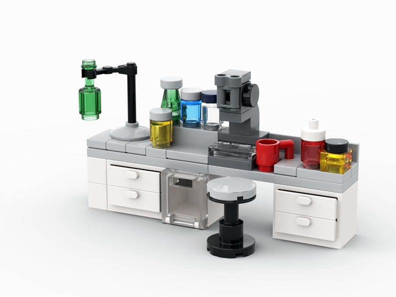 MOC Instructions - Lab Table - Etsy
