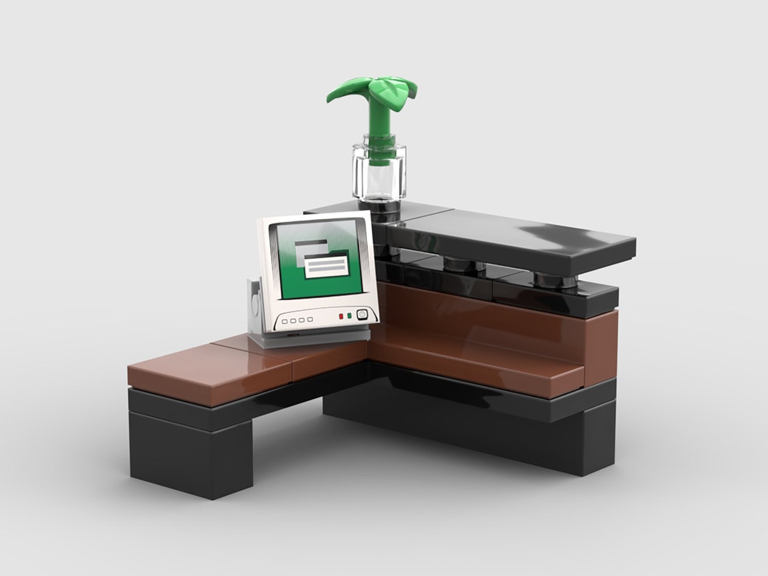 MOC Instructions - Receptionist Desk (PDF) - Etsy