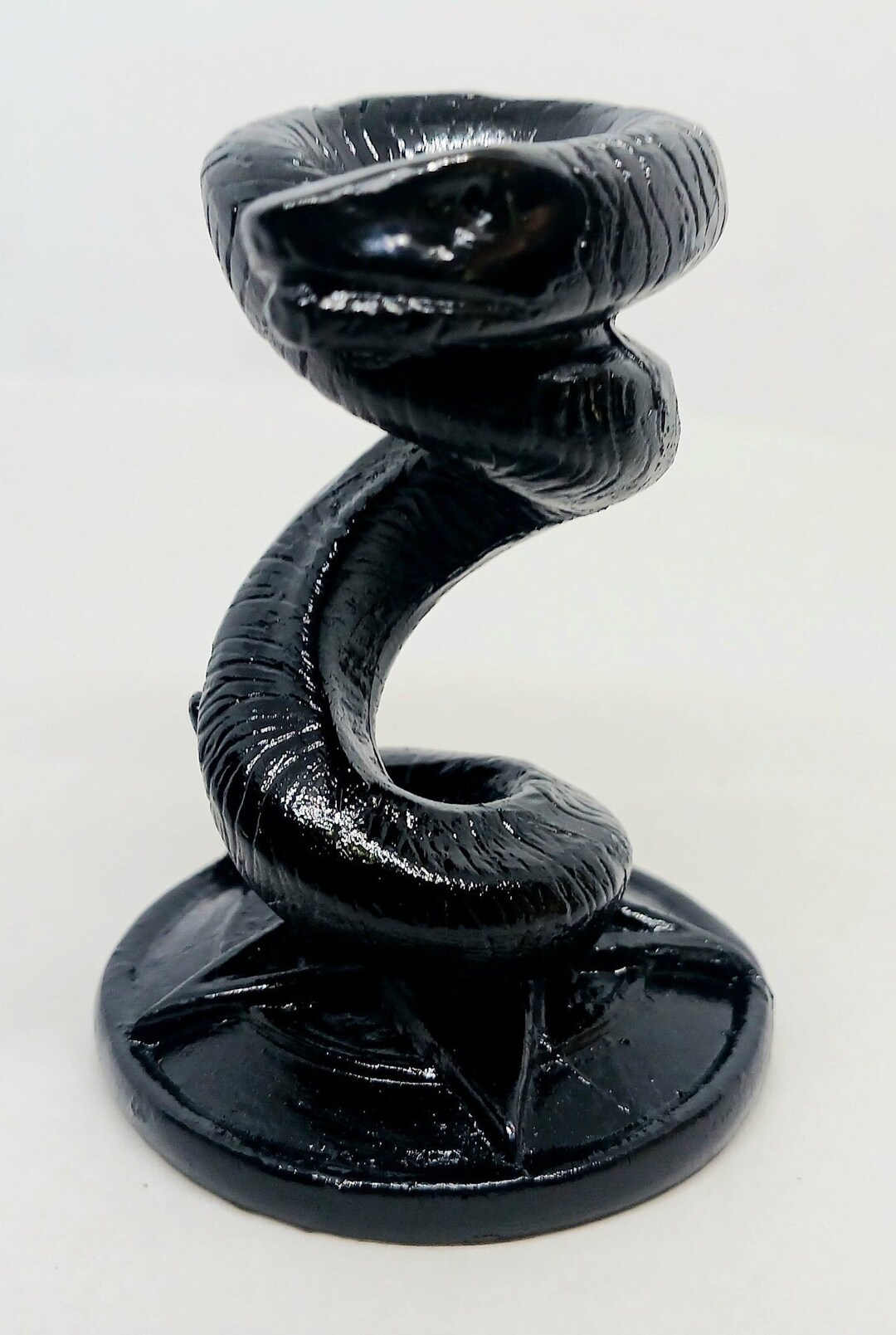Snake on Pentagram Resin Sphere Holder - Etsy