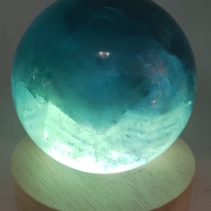 628g Blue Fluorite Sphere - Etsy