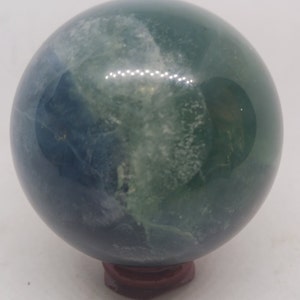 628g Blue Fluorite Sphere - Etsy