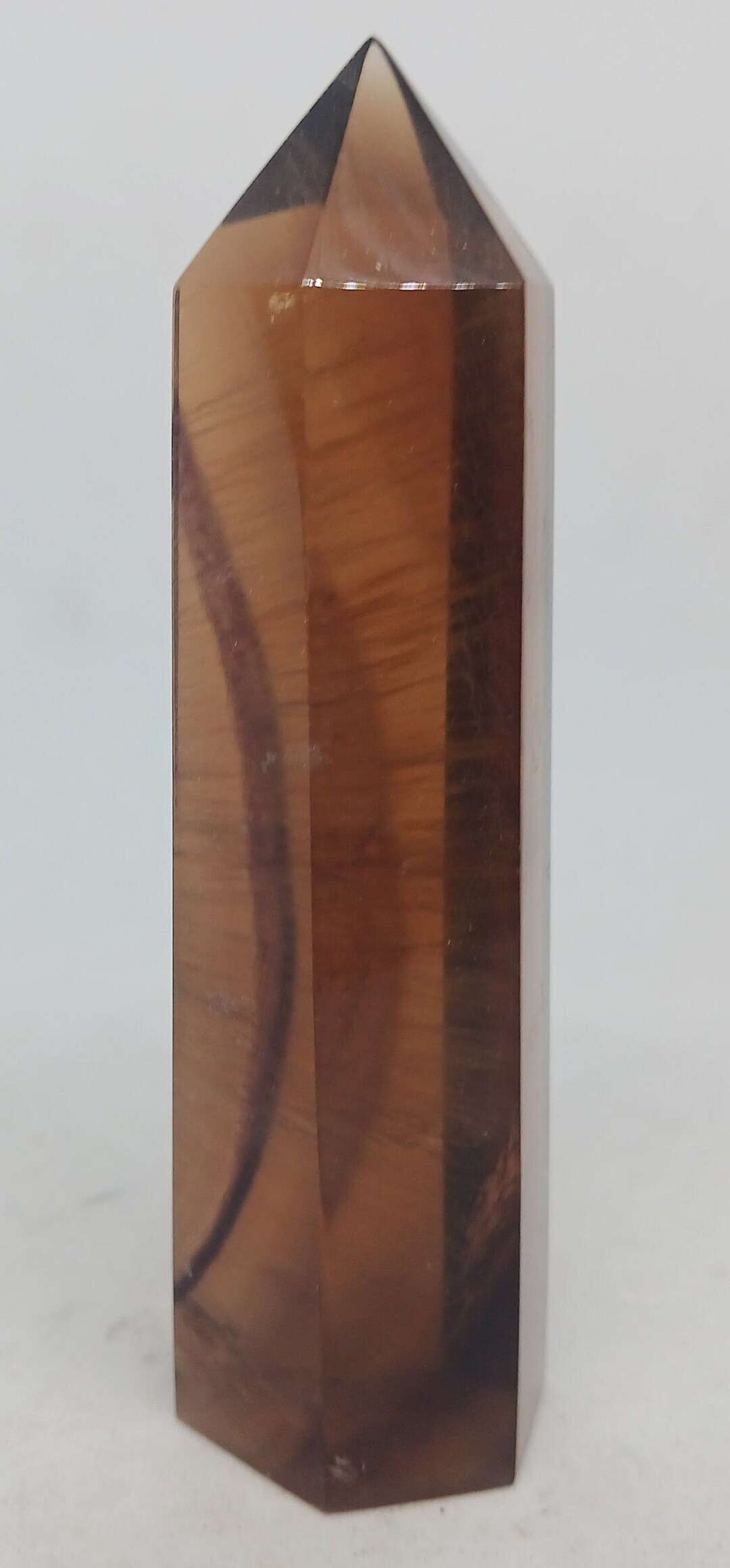 140g Tawny Fluorite Tower With Rabbit Hair Inclusions - Etsy