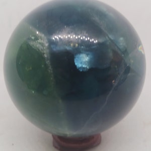 628g Blue Fluorite Sphere - Etsy