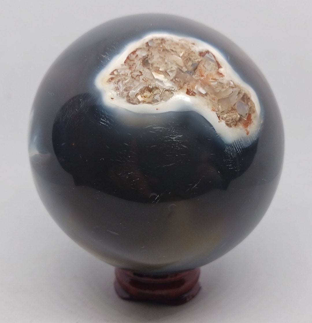 720g Orca Agate Sphere - Etsy
