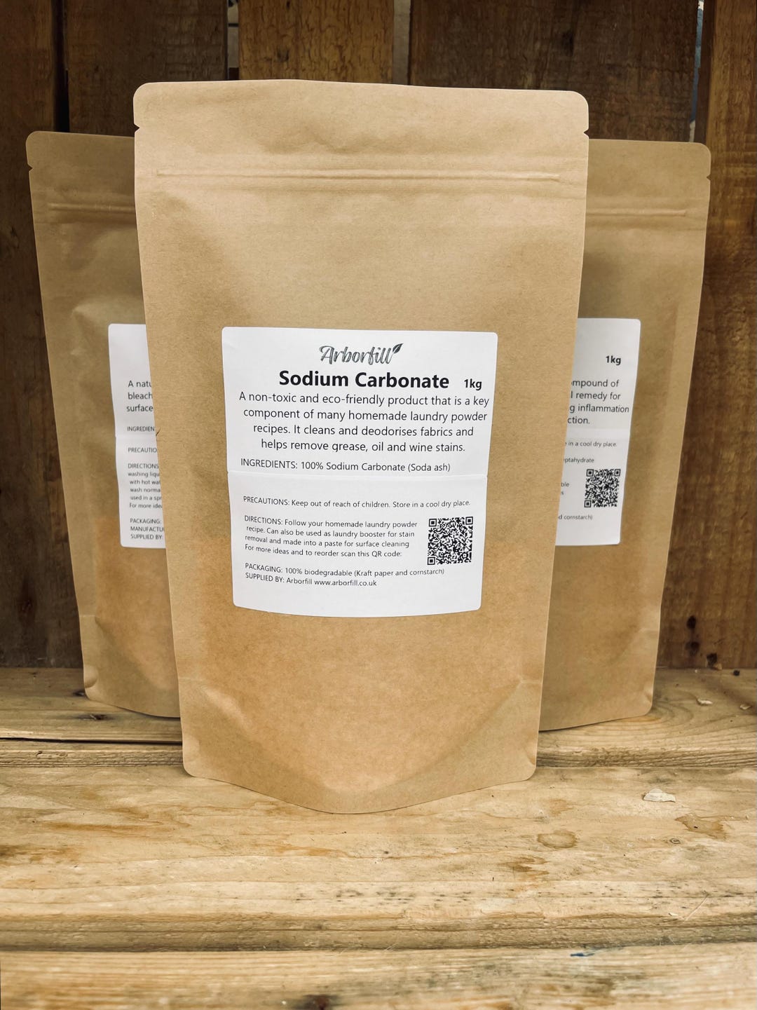 Sodium Carbonate Washing Soda: Natural Laundry Booster & All-purpose ...