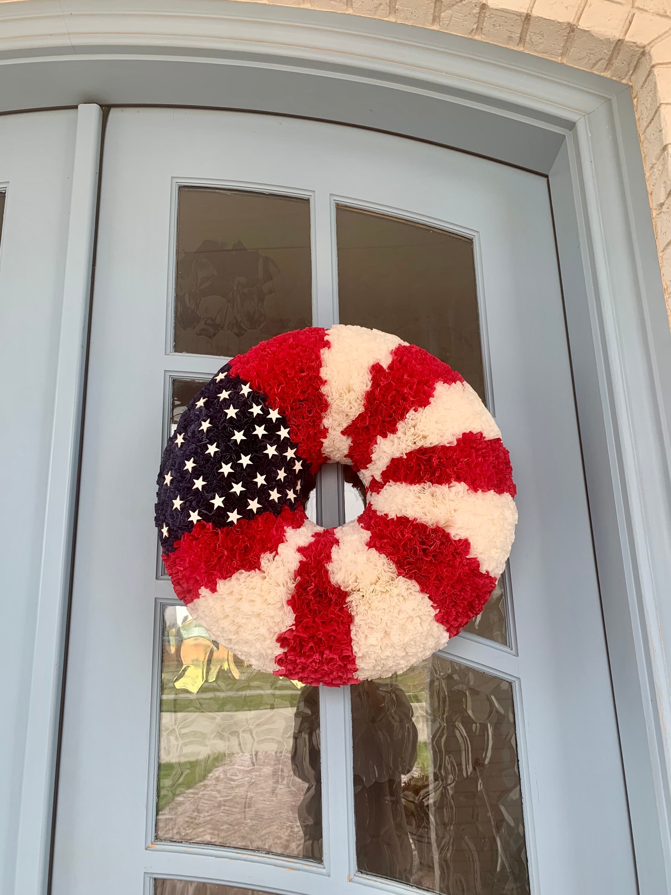American Flag Wreath - Etsy