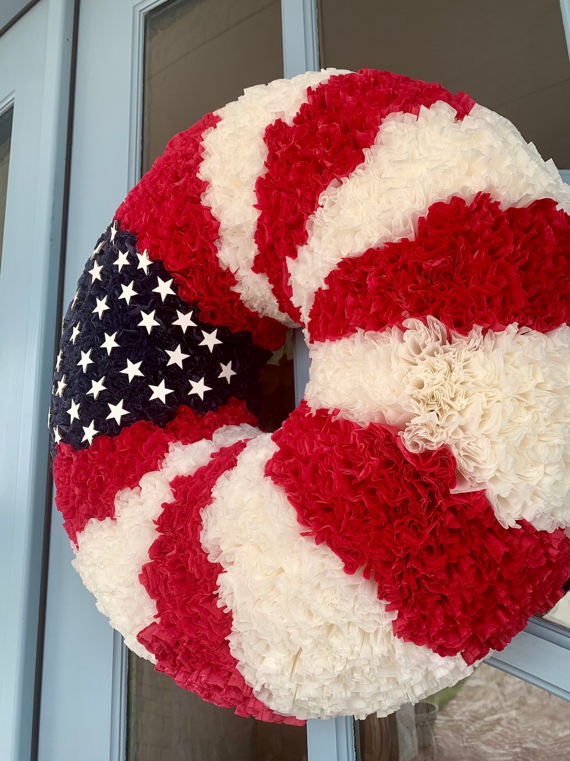 American Flag Wreath - Etsy