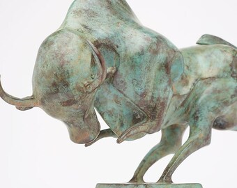 Metal Buffalo Sculpture - Etsy