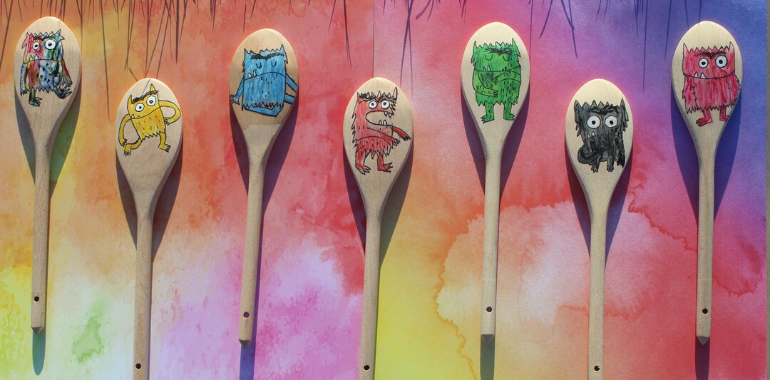 The Colour Monster Inspired Story Spoons - Etsy