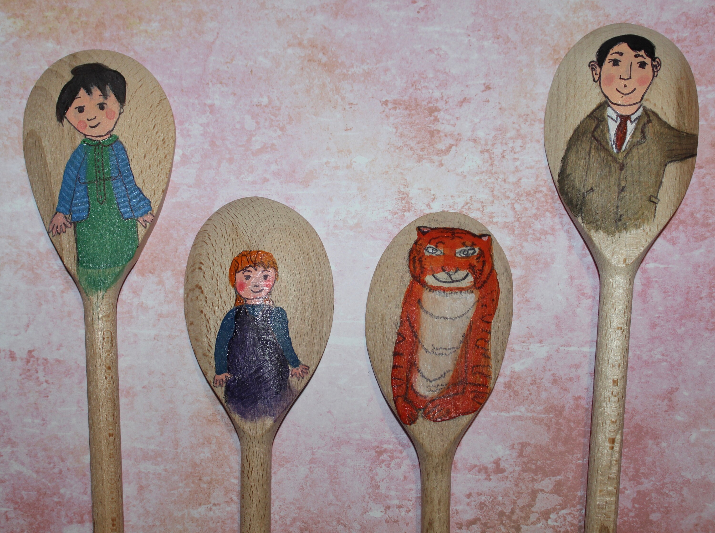 The Tiger Who Came to Tea Inspired Story Spoons - Etsy UK