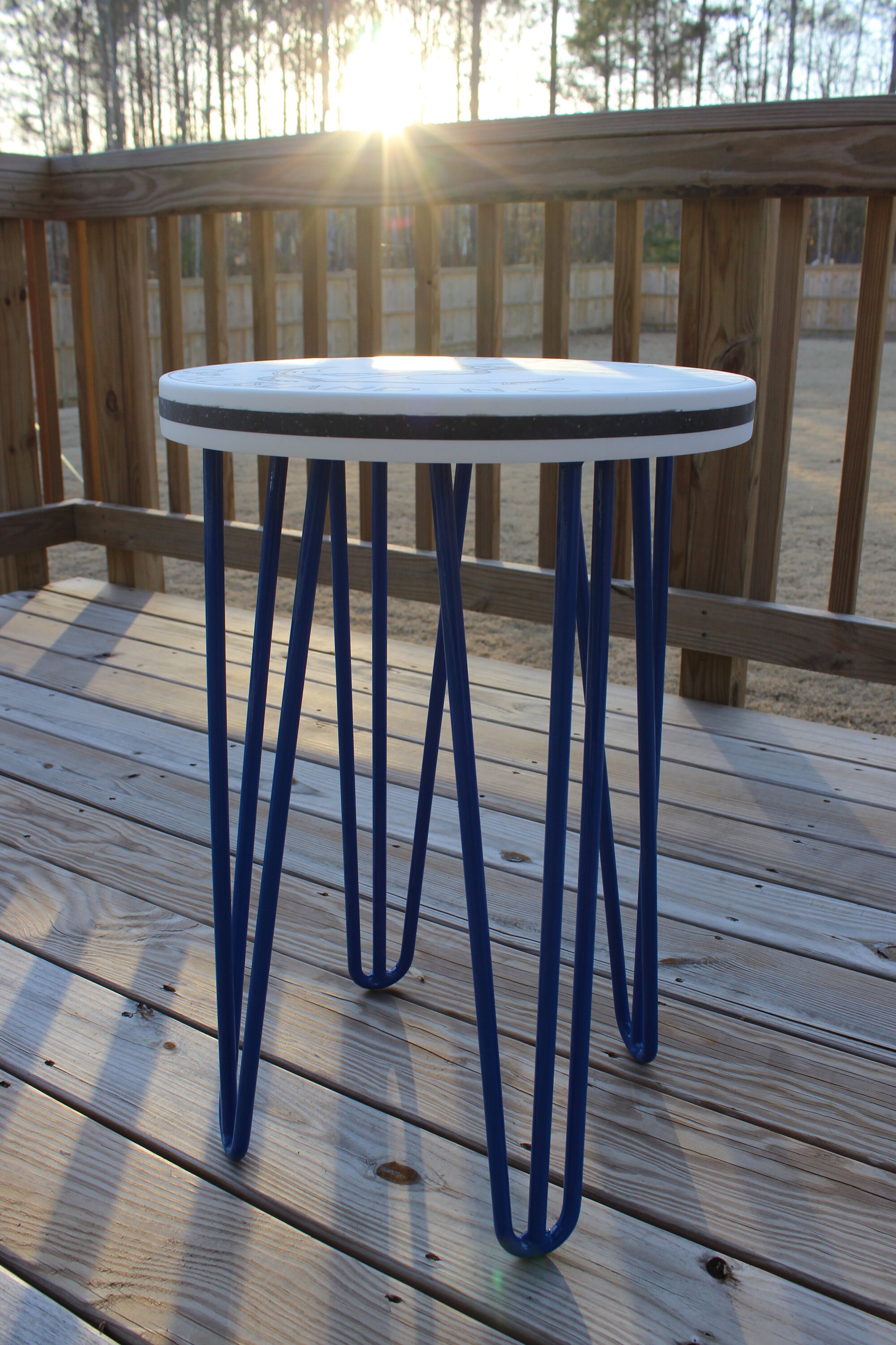 Custom Made Compass Rose End Table for Inside or Outdoors - Etsy