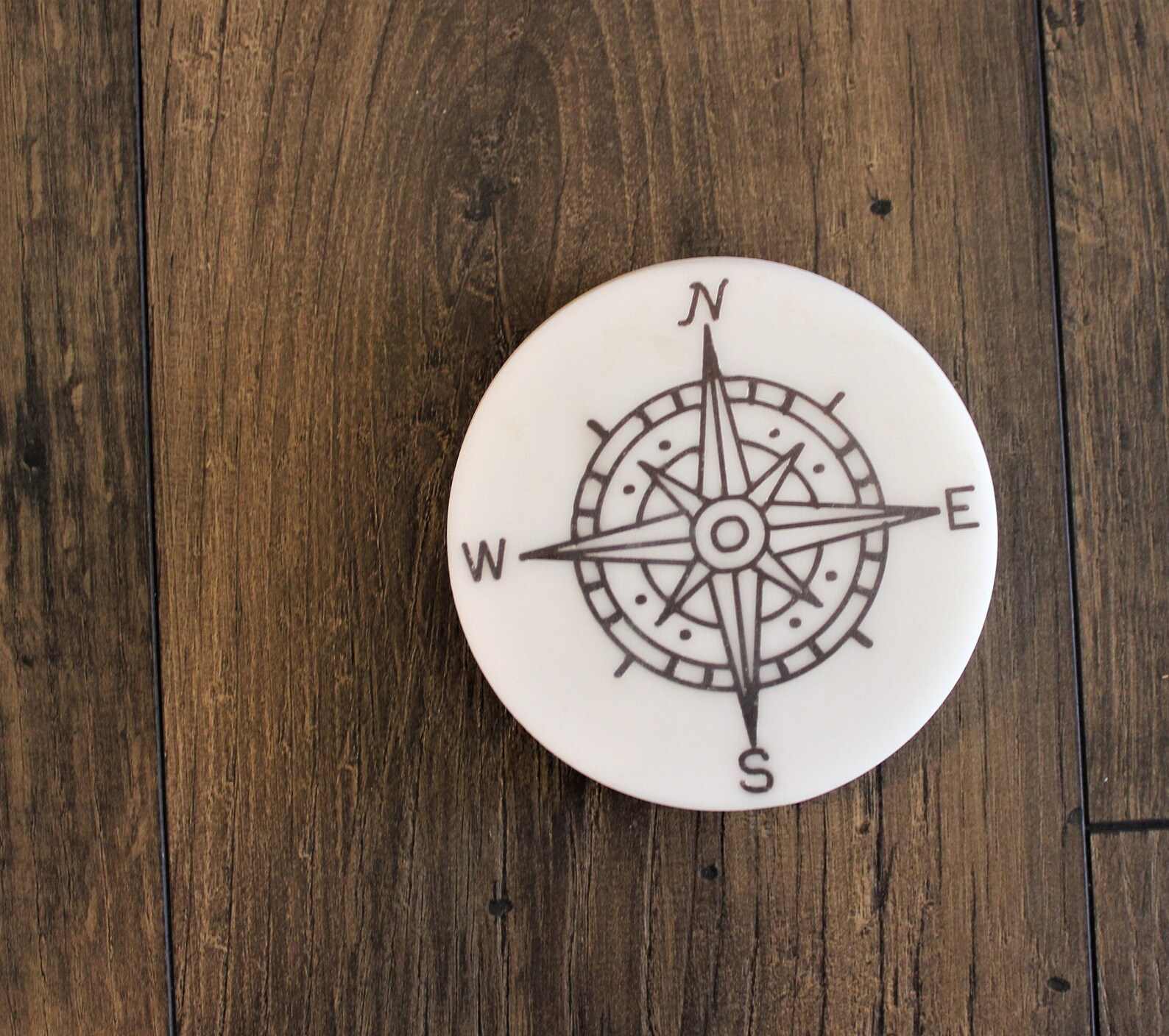 Nautical Coasters With a Compass Rose Theme - Etsy