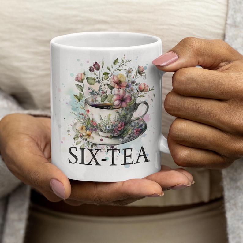 Six-tea 60th Birthday Sublimation Digital Design - INSTANT DOWNLOAD - Etsy