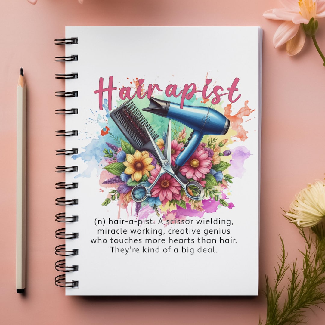 Hairapist Hairdresser Therapist Sublimation Digital Design - INSTANT ...