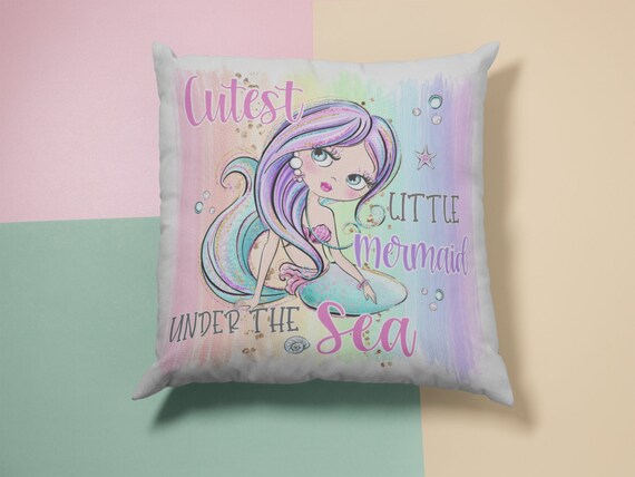 Cutest Little Mermaid Under the Sea Digital Sublimation Design - Etsy