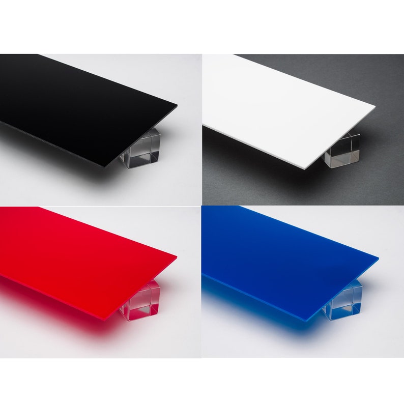 Cast Acrylic Sheet Opaque Colors, Multiple Choices Available 0.125 ...