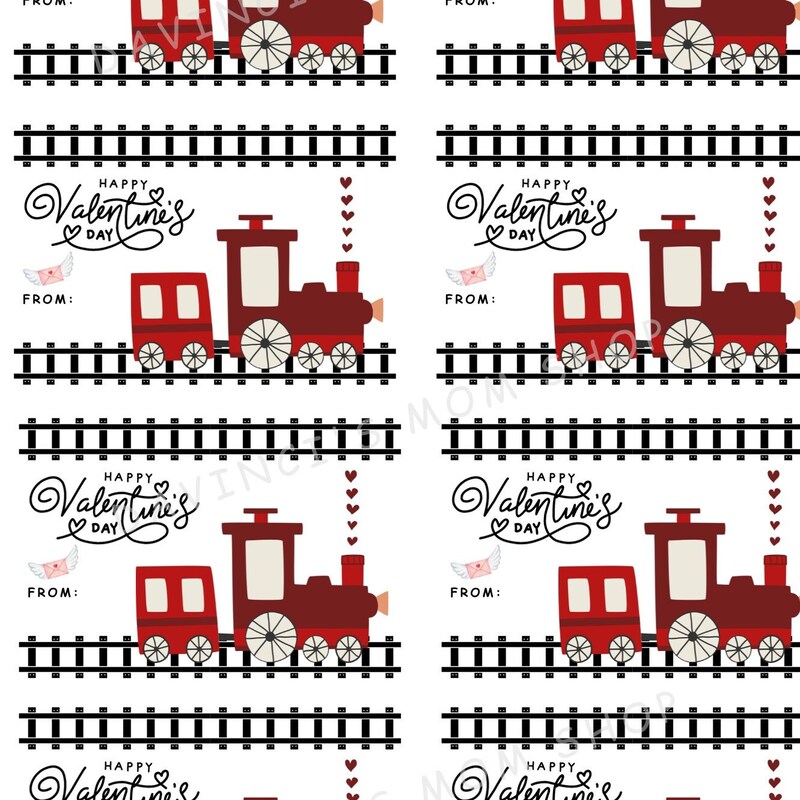 Train Valentine - Etsy