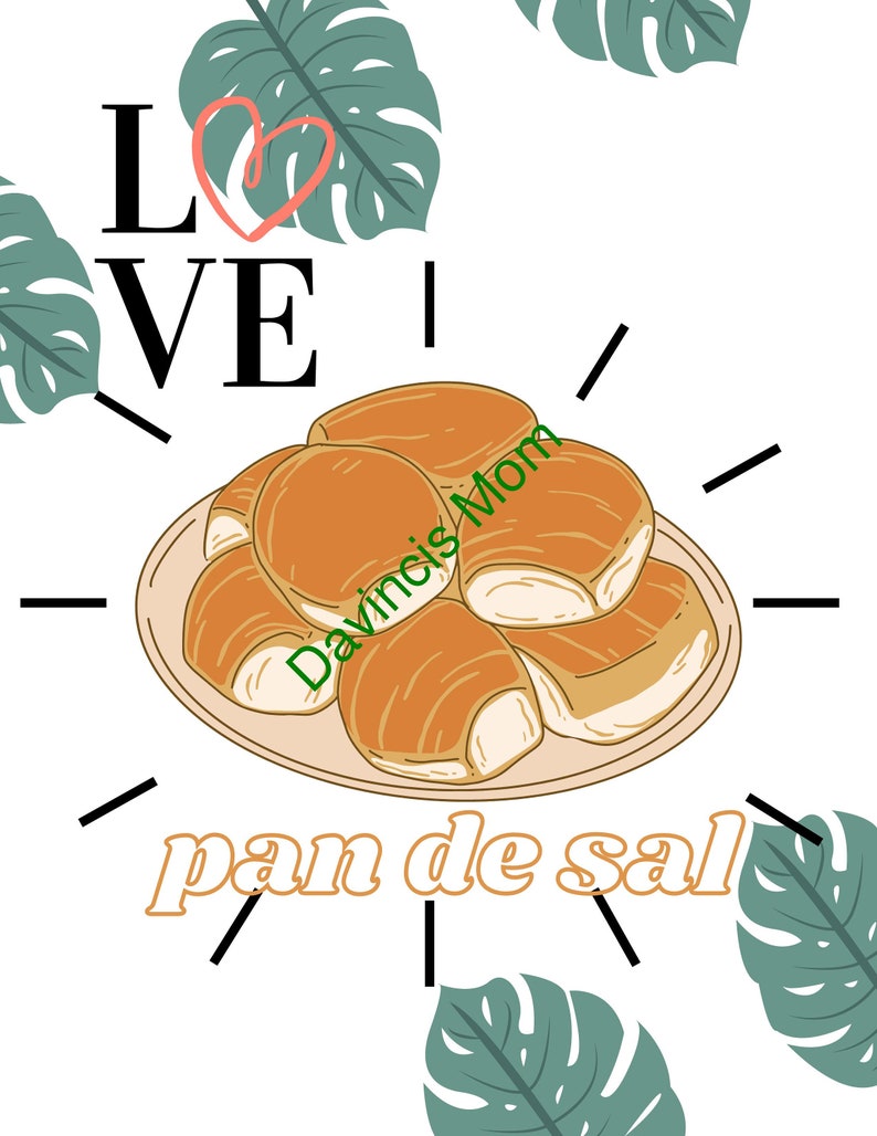 Filipino Food Art Bread Pandesal | Filipino Kitchen Print | Philippines ...