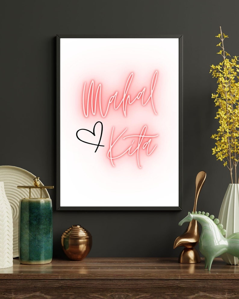 Mahal Kita Art Print | Filipino Wall Decor (digital Download) - Etsy