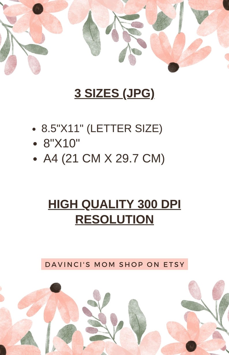 She is a Force for Good Art Print | Pink Floral | Printable Wall Art ...