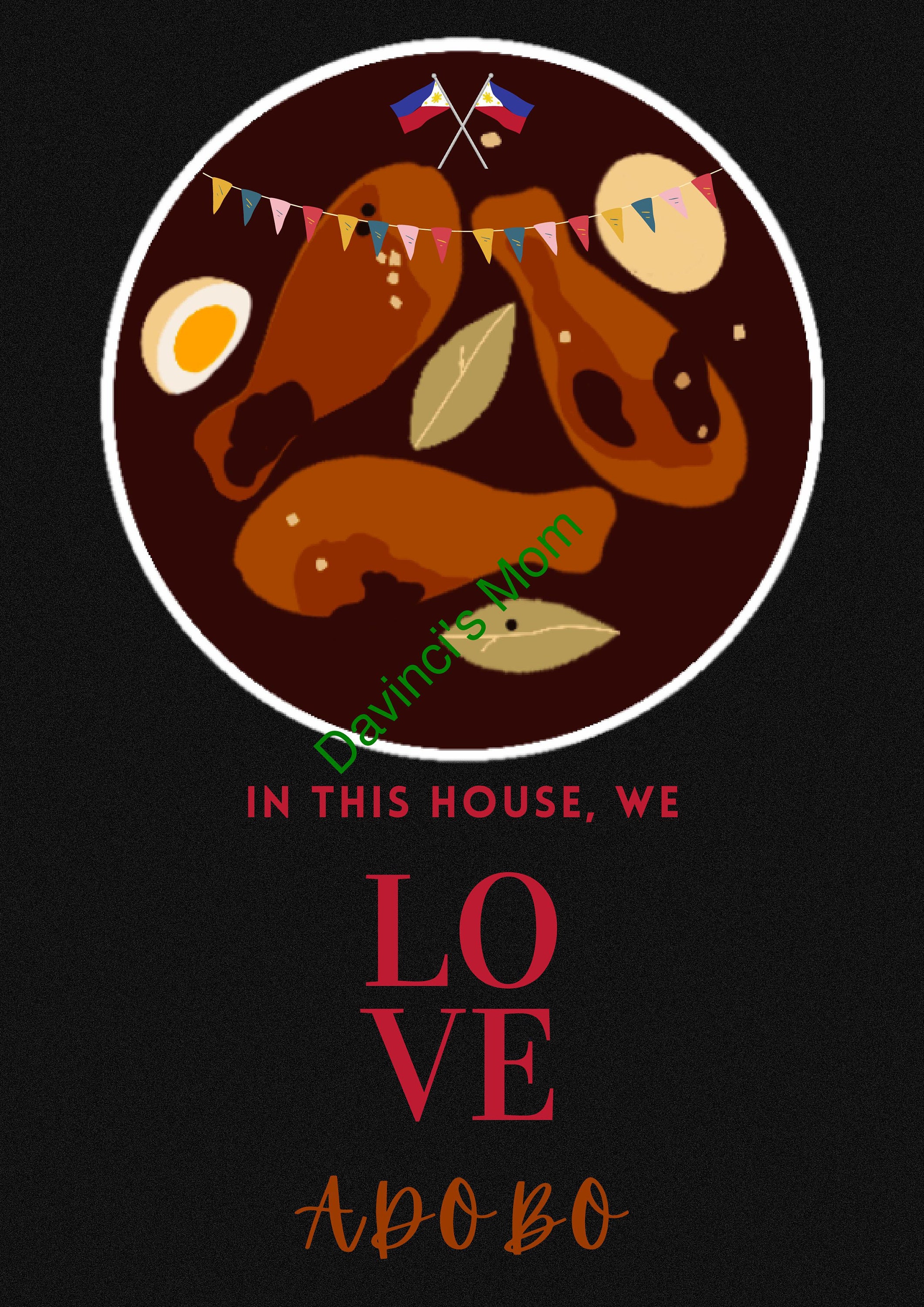 Love Adobo Art Print | Filipino Art Print | Philippines Decor ...