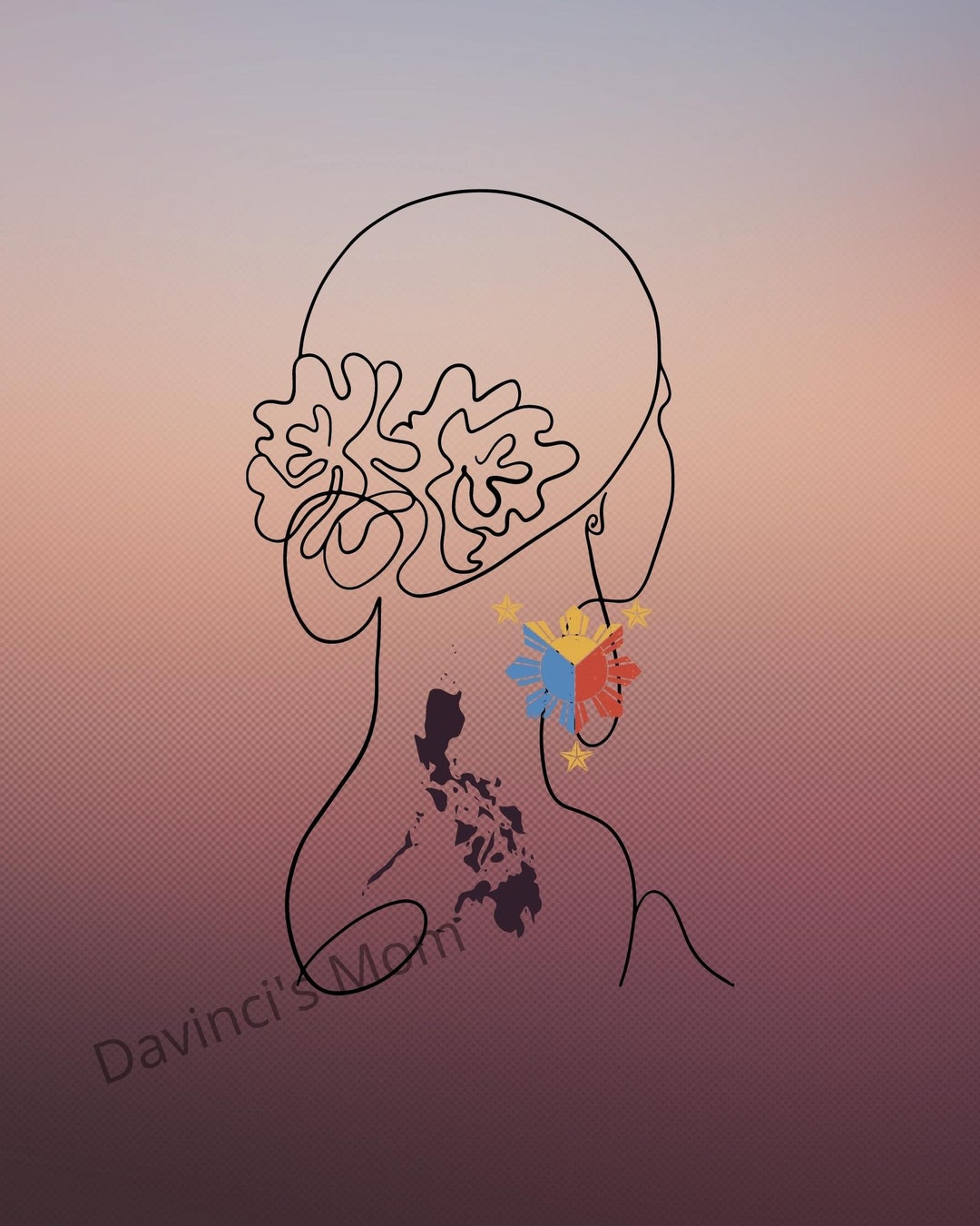 Filipina Pinay Art Print | Filipino Culture Art | Philippines Art Decor ...
