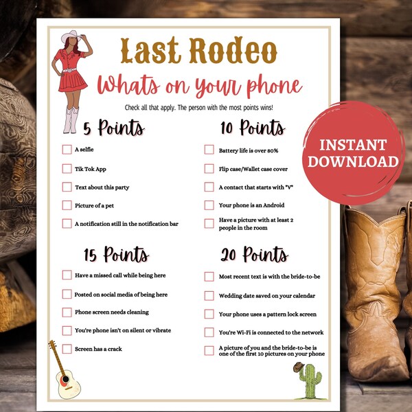 Last Rodeo Hen Party - Etsy Australia