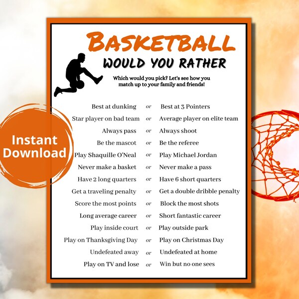 Basketball Printable Games - Etsy Australia