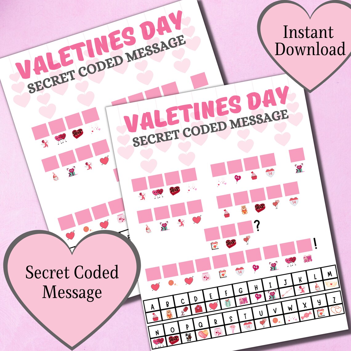 Printable Valentines Day Party Games Activities Bundle / Valentines ...