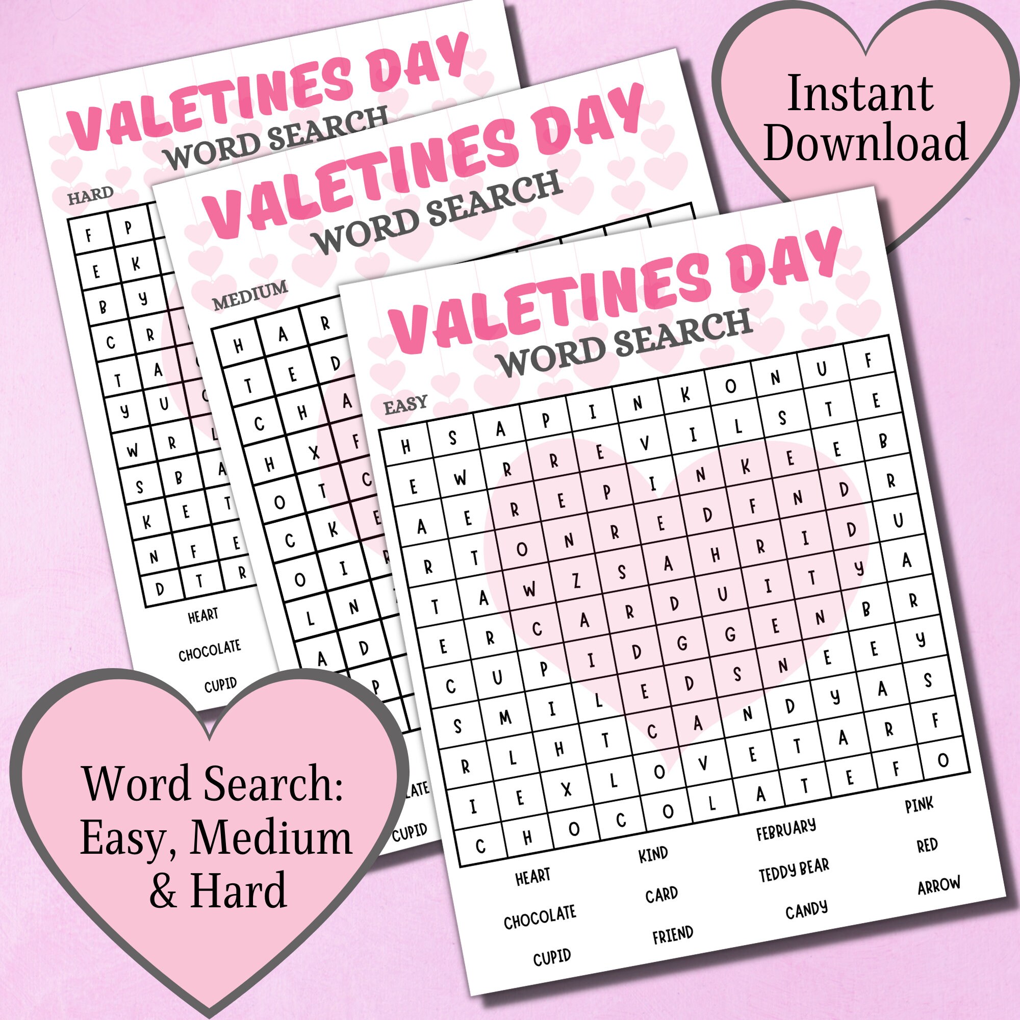 Printable Valentines Day Party Games Activities Bundle / Valentines ...